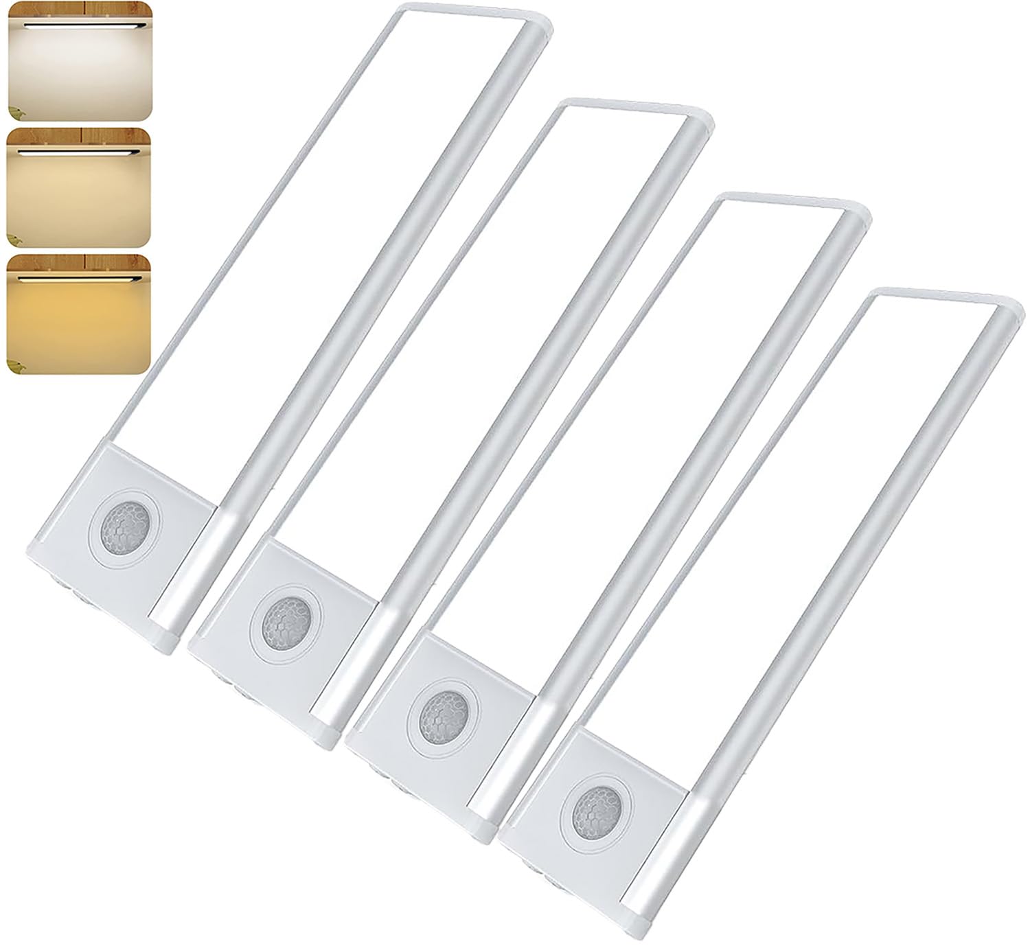 Amazon.co.jp : E-FINDS LEDセンサーライト 人感センサーライト キッチンライト フットライト LEDバーライト 色温度/明るさ調整可能 3段階調色 電球色 昼白色 昼光 ...