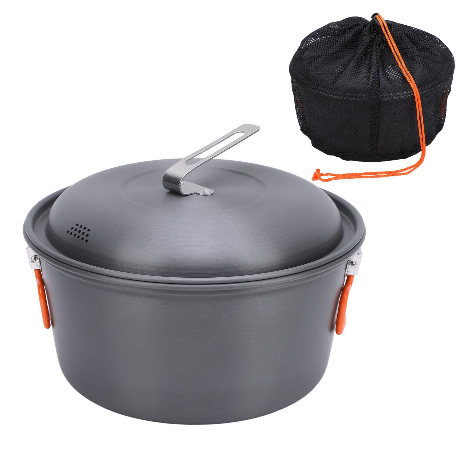 Camping Pots And Pans Set For Open Fire 5L Camping Pot Cookware Set ...