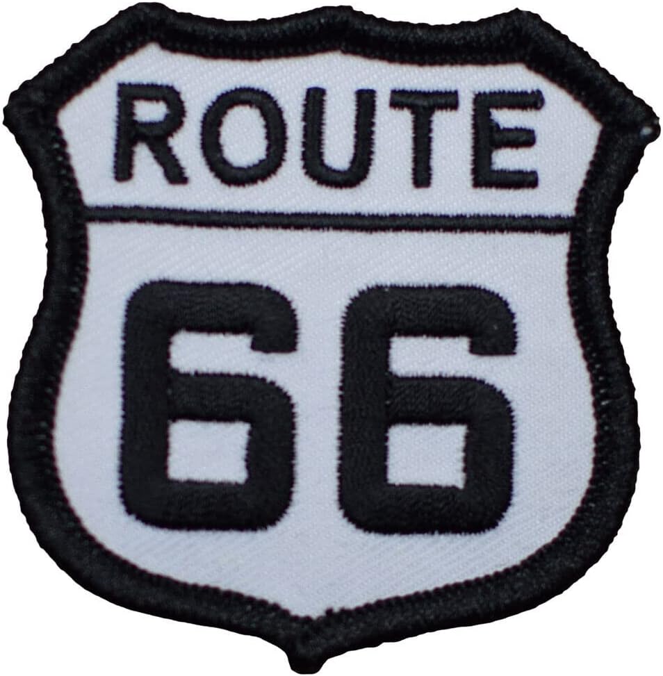 Amazon.com: Route 66 Embroidered Applique Patch - Rt. 66 Biker ...