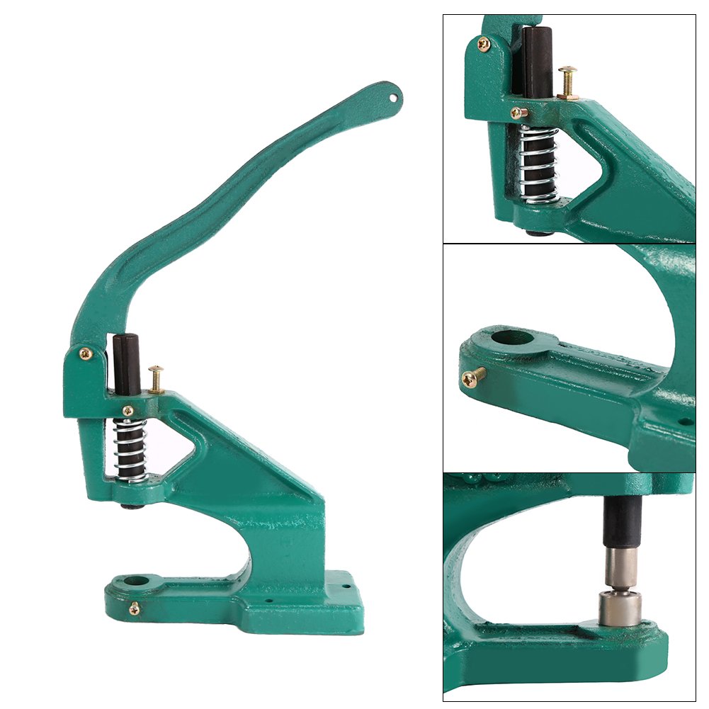 Buy Hand Press Grommet Machine, Heavy Duty 3 Die (6mm/10mm/12mm ...