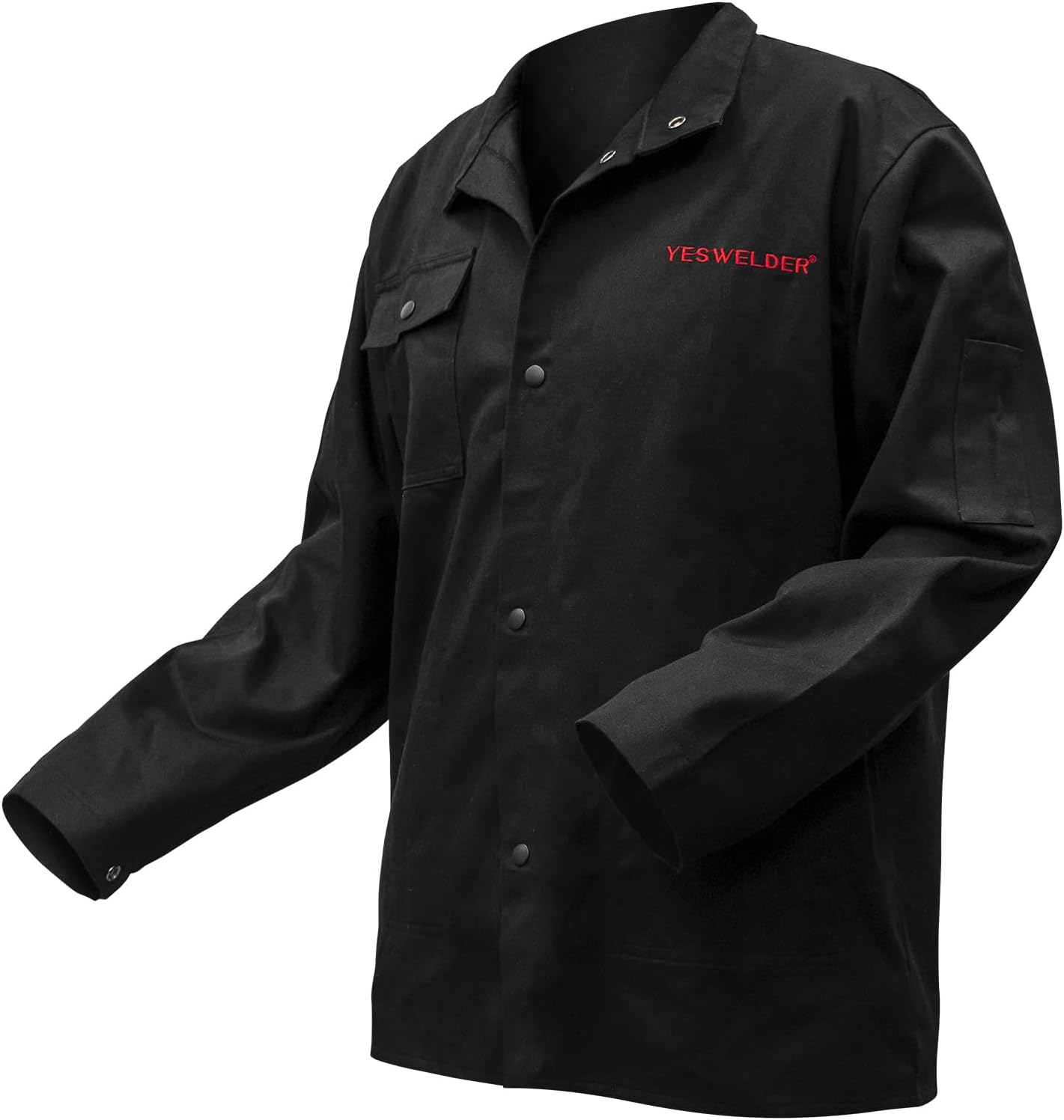 MILLER 244755 WELDING JACKET, 9oz. Flame-retardant cotton XXXL ...