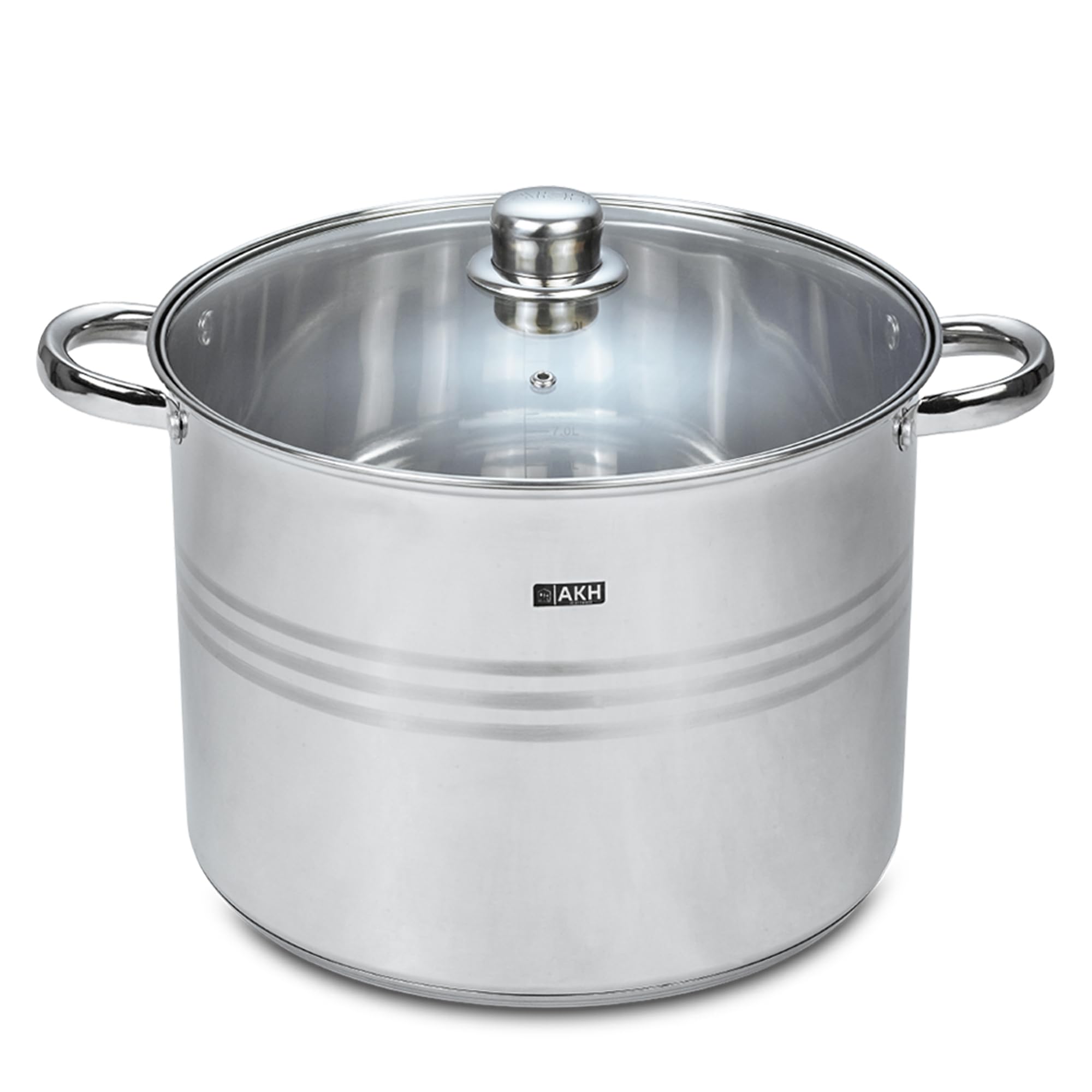 AKH HOUSEWARE Stock Pot Casserole Dish Cooking Pot with Lid 28CM 13.5 ...