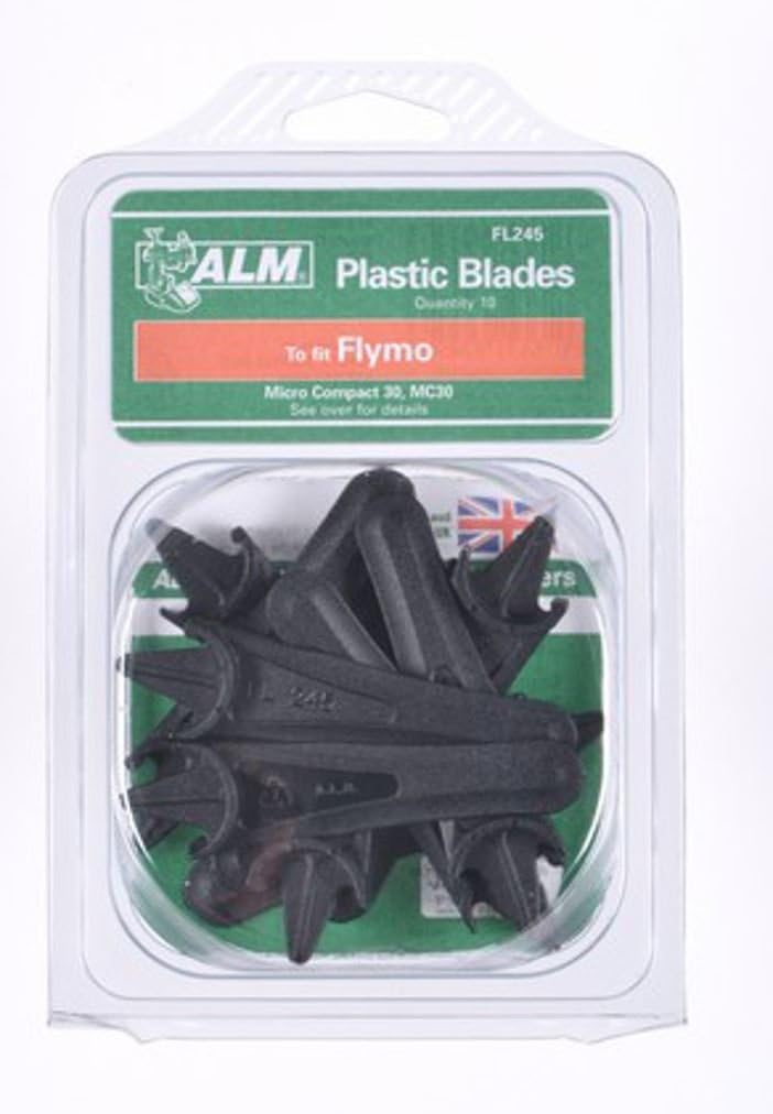 ALM Flymo Plastic Blades For Micro Lite Minimo Pack of 10 FL246 ...
