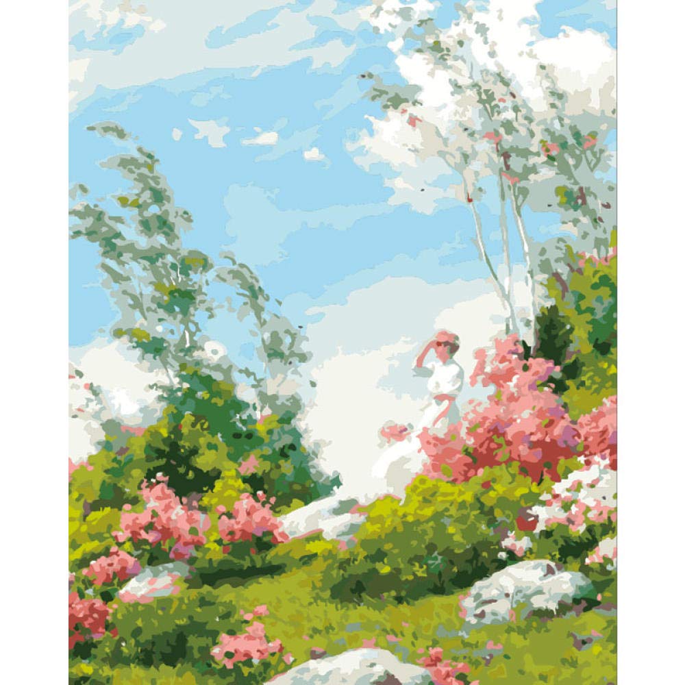 Pinturas De Acuarela De Primavera, Pinturas De Paisajes Paisaje De