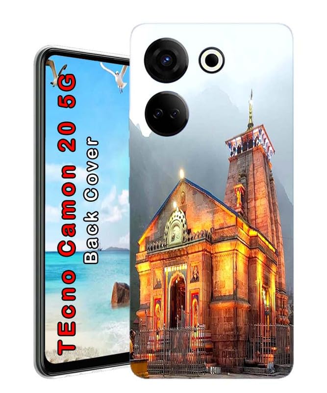 HOMEGURU Soft Flexible Printed Back Cover for Tecno CAMON 20 Back Cover ...