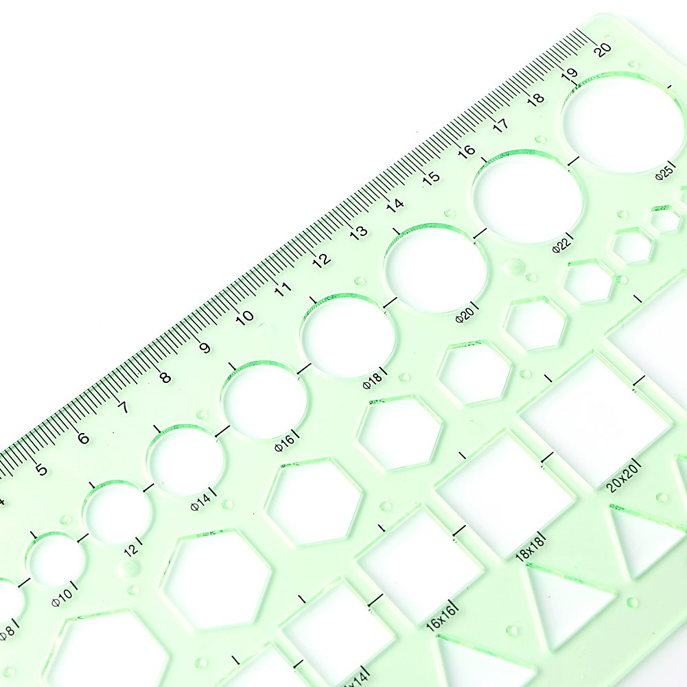 Ruler Template Square