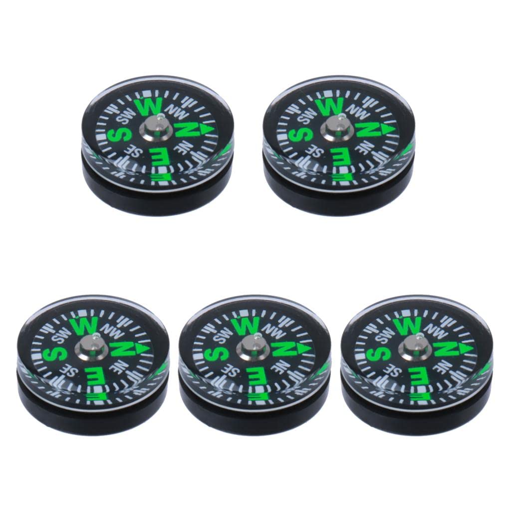 Amazon.com : Tiuimk 15mm Plastic Compass Oil Filled Survival Compass ...