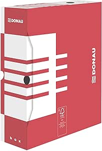 DONAU 7661301FSC-04 Storage Box Archive Box Made of Recycled Cardboard ...