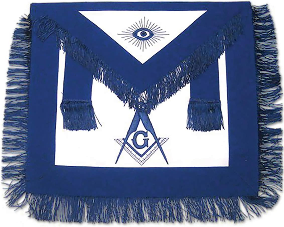 Amazon.com: Equinox MR Masonic Master Mason Dress Apron for Blue Lodge ...