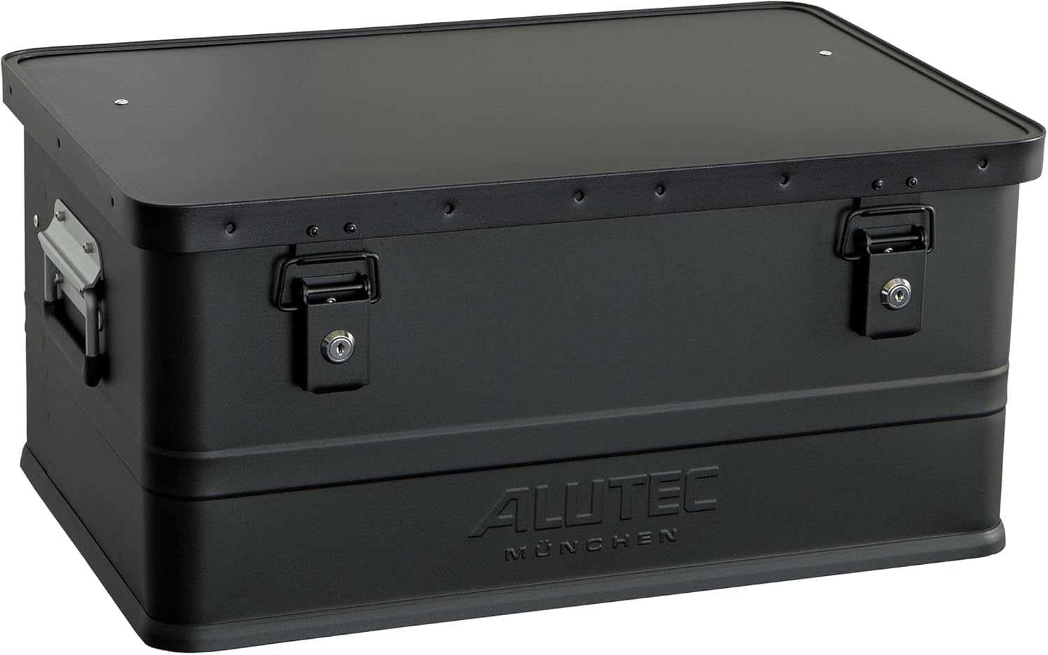 ALUTEC Aluminium Box Classic 48 (Colour Black, Capacity 48 Litres ...