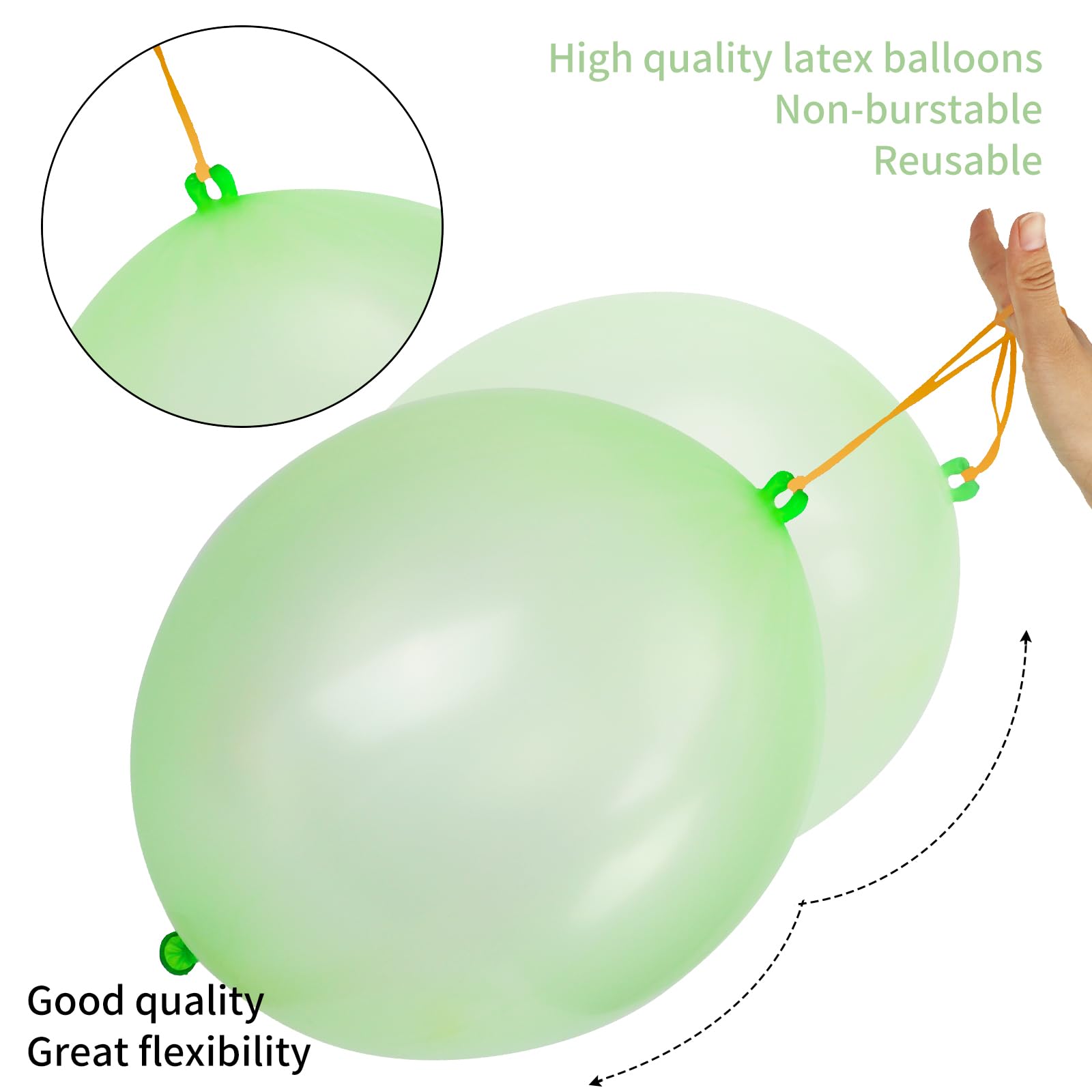 Snapklik.com : RUBFAC 12 Punch Balloons Punching Balloon Heavy Duty ...