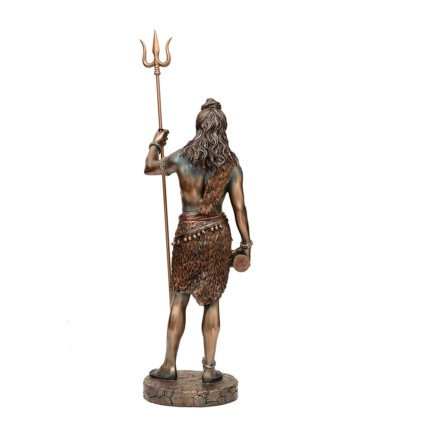 Buy AONA Large Standing Shiva Statue with Trishula Trident - Lord Shiva ...