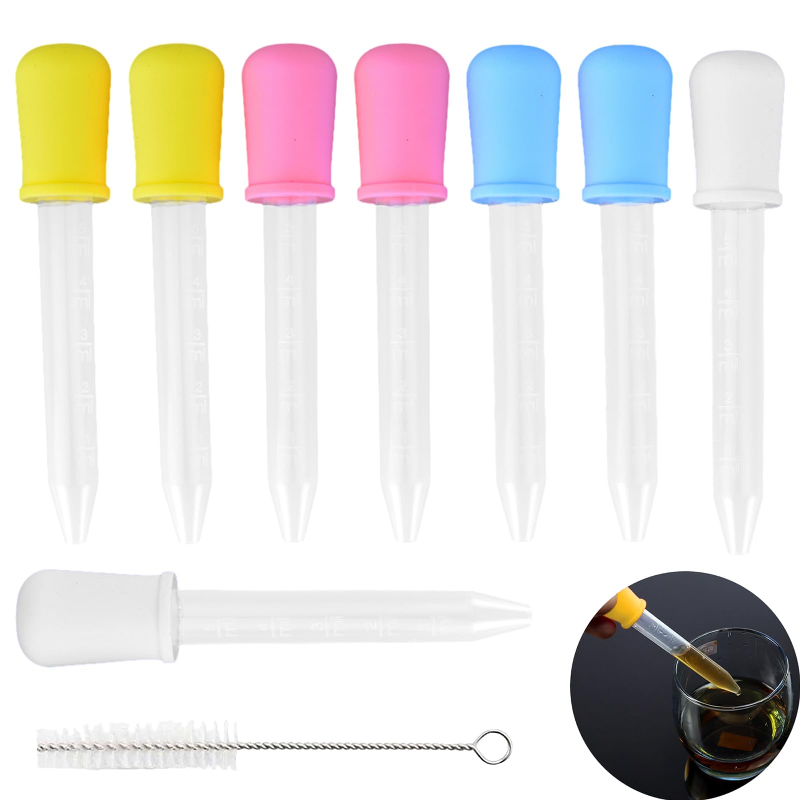 Set Pipette Laboratorio Set Pipette In Vetro JESSTOLO - 6 Contagocce ...