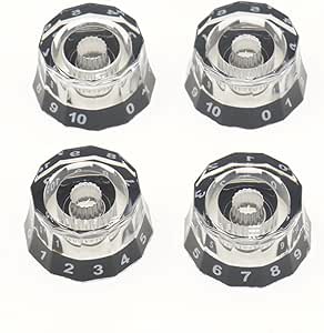 Amazon.com: CashBeat 4Pcs Lampshade Style Electric Guitar Knobs, Speed ...