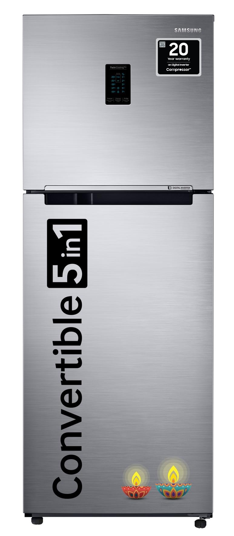 Buy Samsung 322 L, 2 Star, Convertible 5-in-1 Digital Inverter, with ...