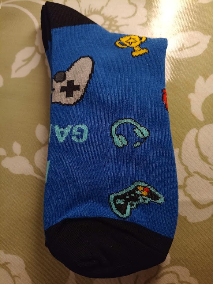 SC Products Mr Gamer Socks Gamer Gifts for Men | Cotton Rich Gaming ...