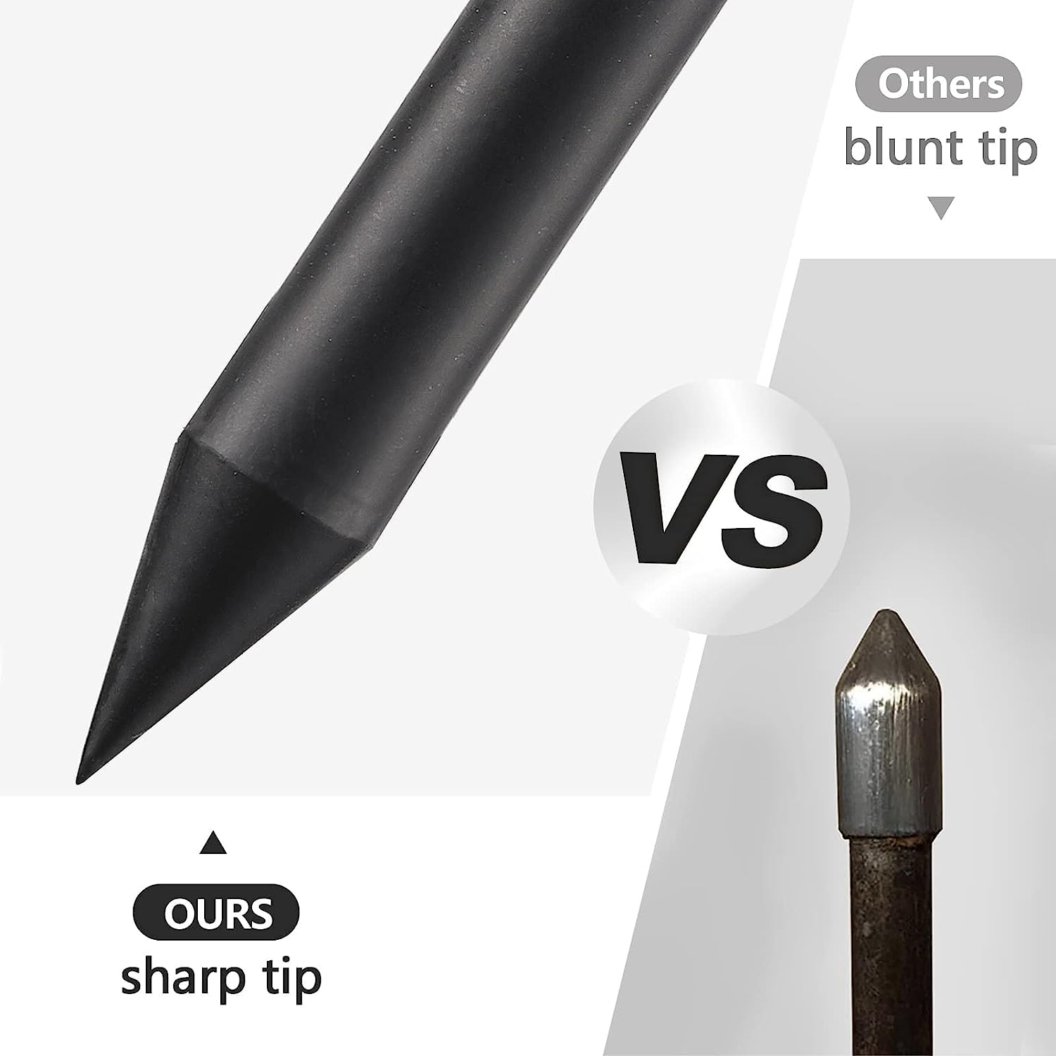 Snapklik.com : Soil Probe Rod, 32-48inch Adjustable Ground Rod