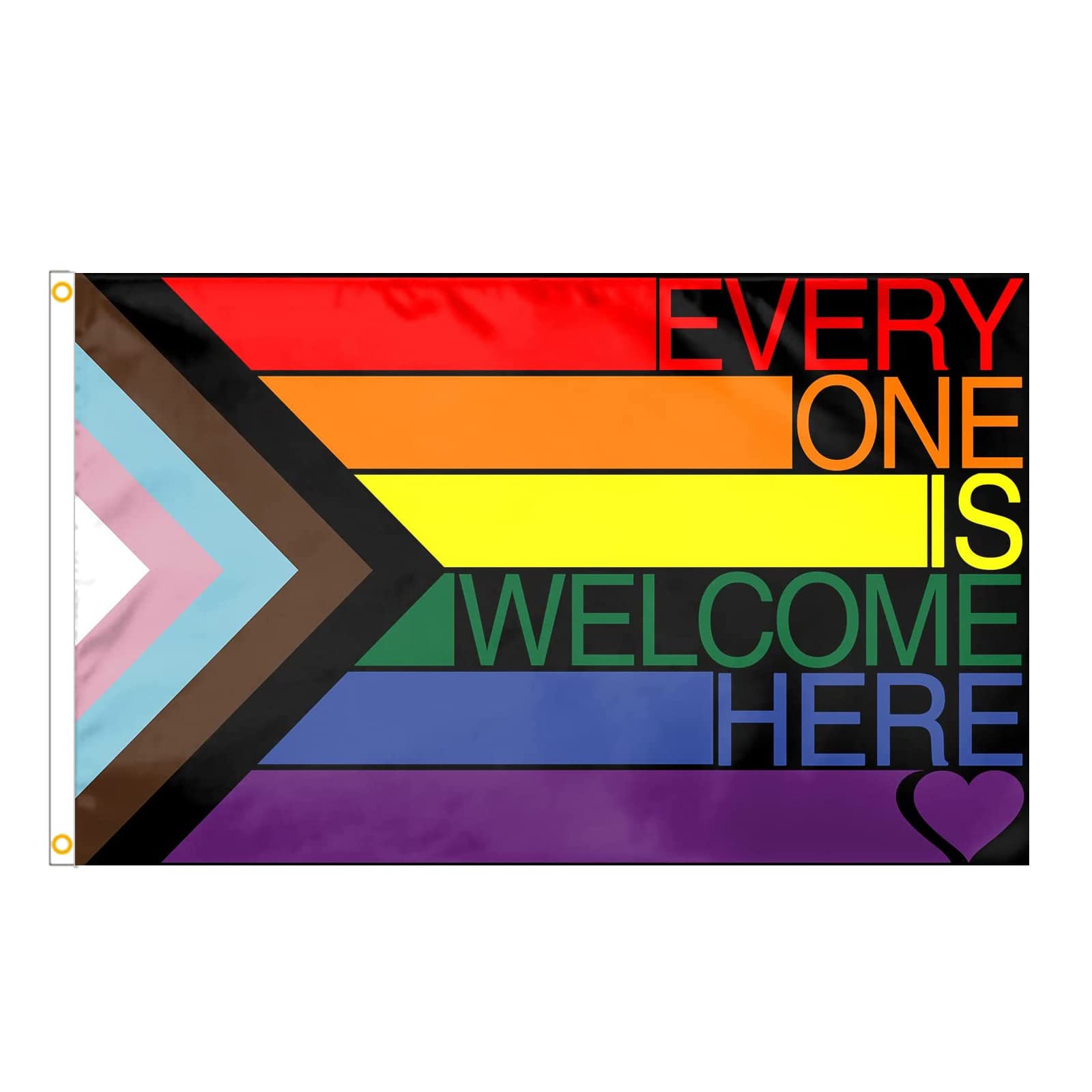 MOROBOR Gay Pride Flag, LGBT Rainbow Flags Waterproof Banner Progress ...