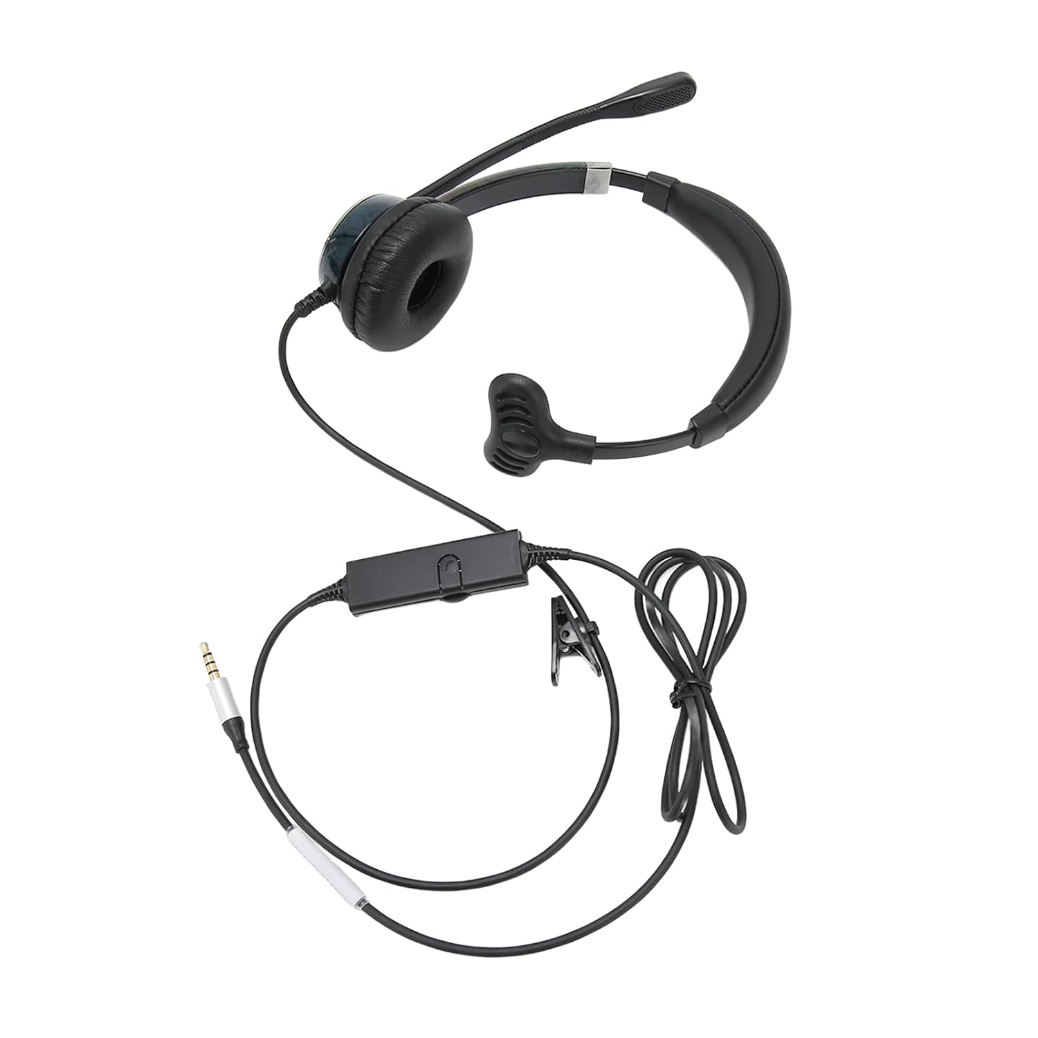 Telephone Headset, Single Ear Call Center Headset High Sensitivity ...