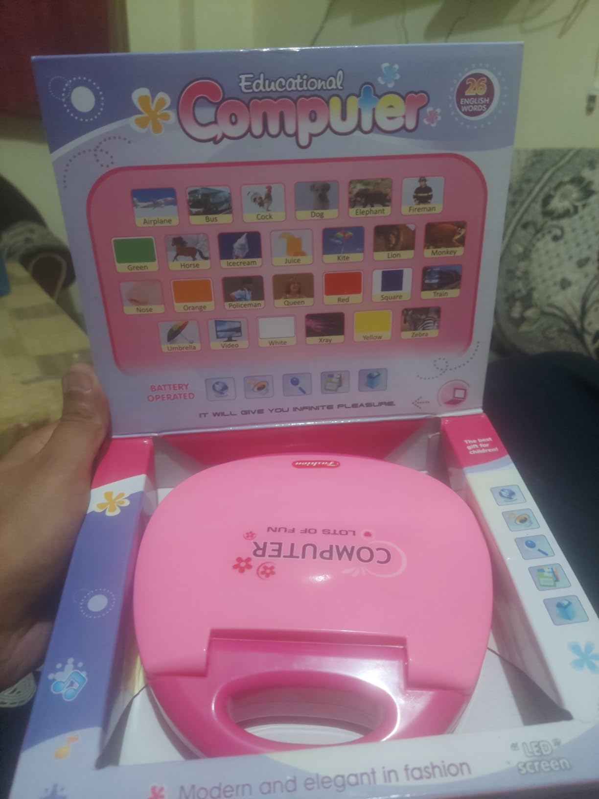 VGRASSP Educational Mini Laptop Computer for Kids Boys Girls - Learning ...