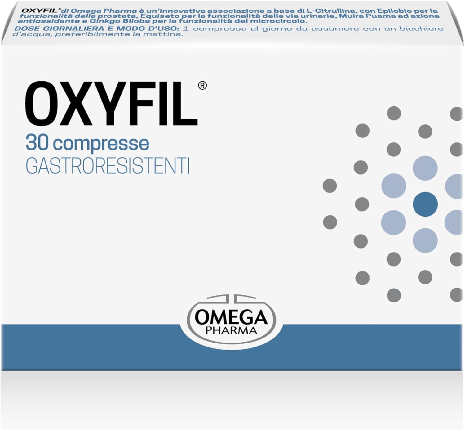 Omega Pharma - Oxyfil - Favorisce la funzionalità della Prostata, delle Vie Urinarie e del ...