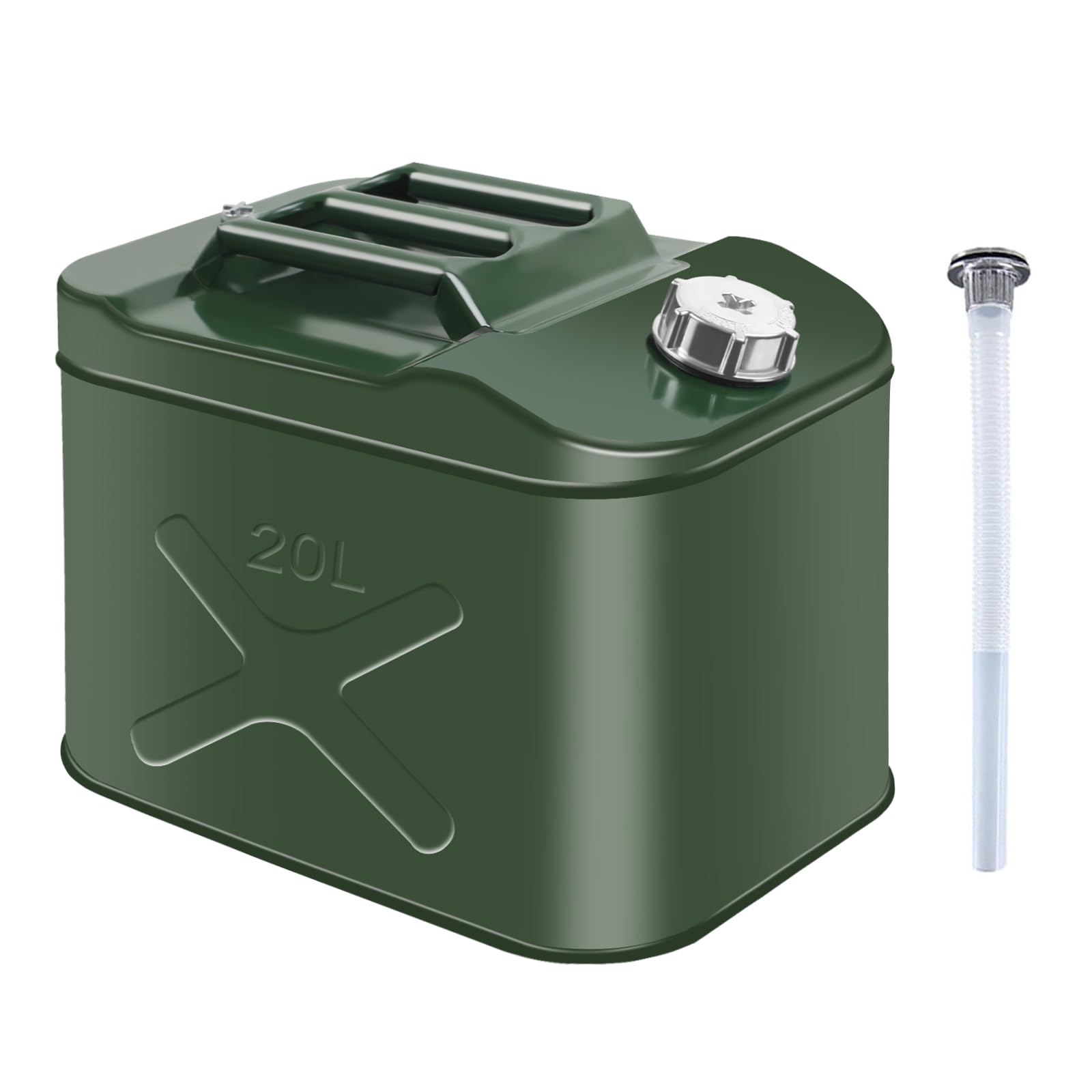 Tihook Jerry Can 20l Fuel Can Green Metal Petrol Can | Desertcart NGA