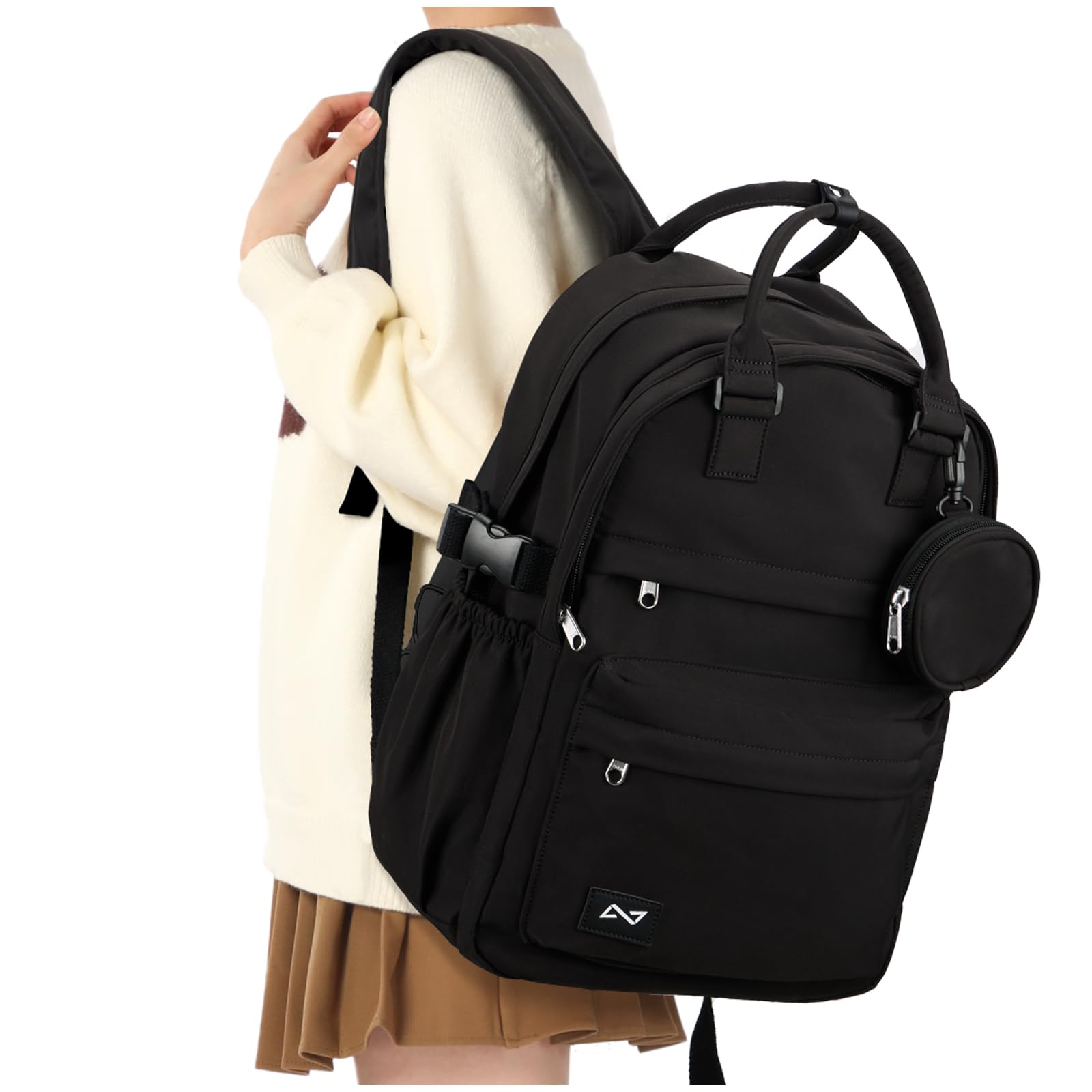 SEAFEW School Backpack for Men Women College High School Bag ...