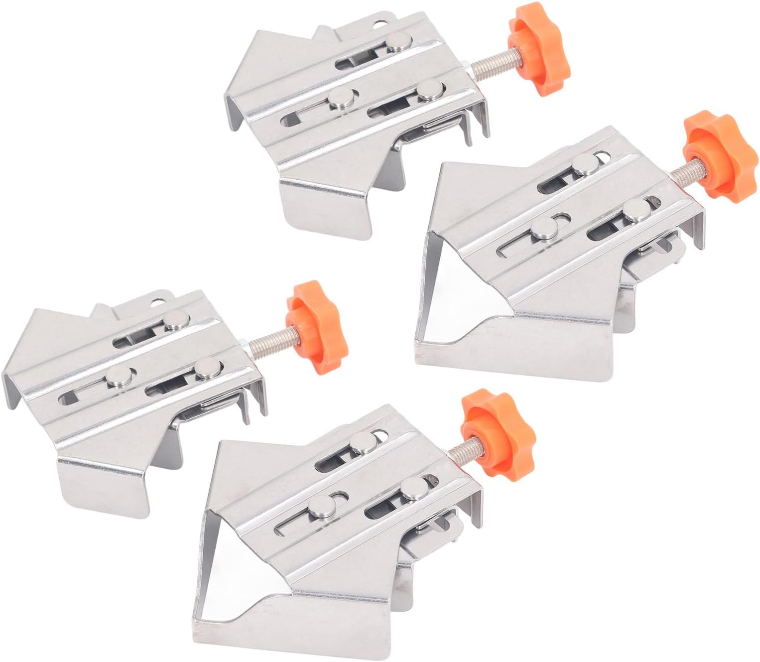 Amazon.co.jp: 4 Corner Clamps, Stainless Steel Right Angle Clamps ...