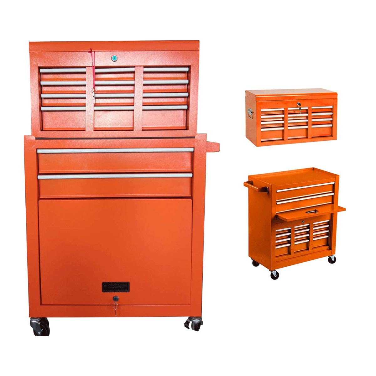 Buy 8-Drawer High Capacity Tool chest Tool Box,Rolling Tool Box,Big ...