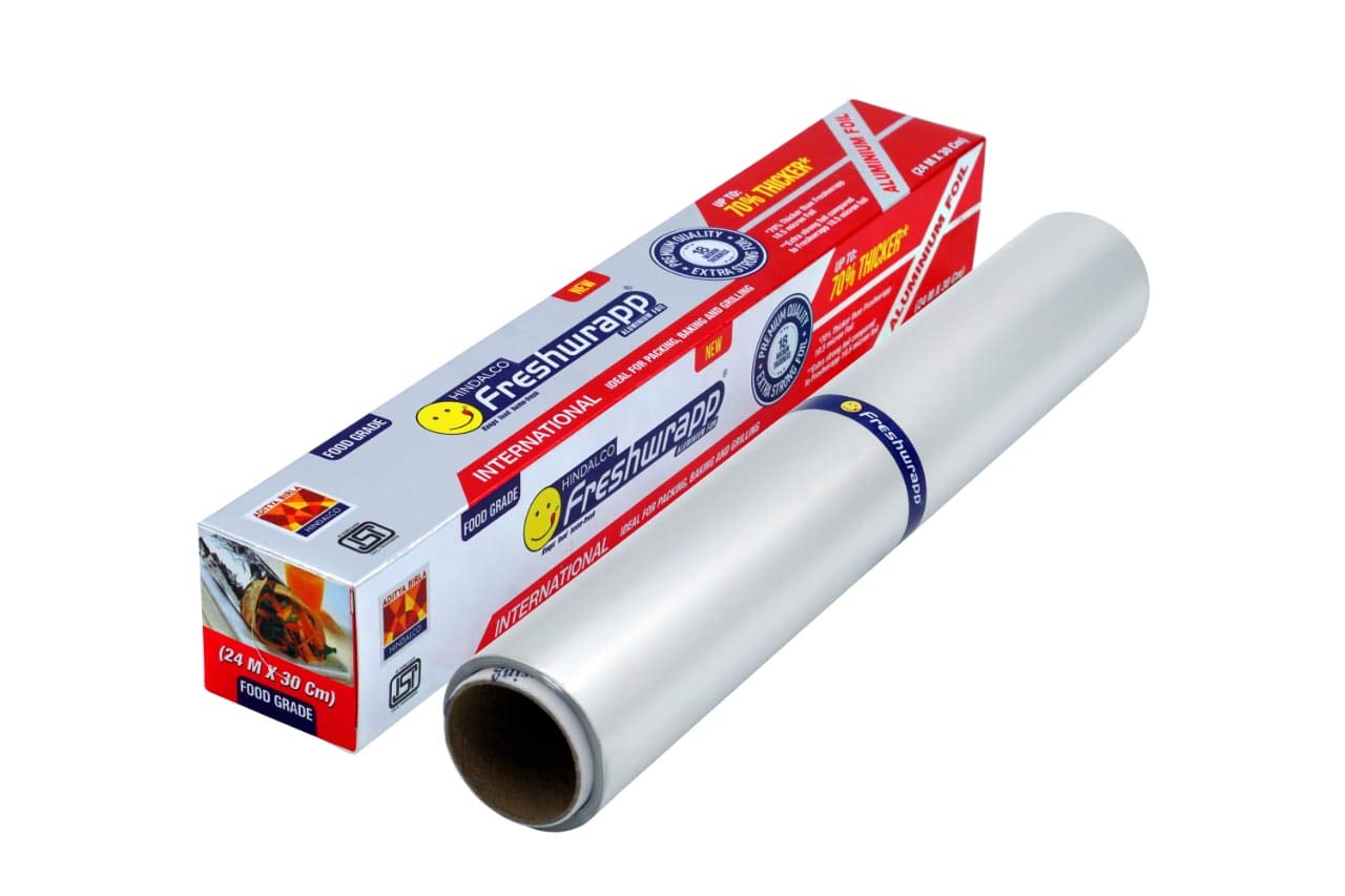 Hindalco Freshwrapp International Aluminium Foil 24 Meters, 18 microns ...