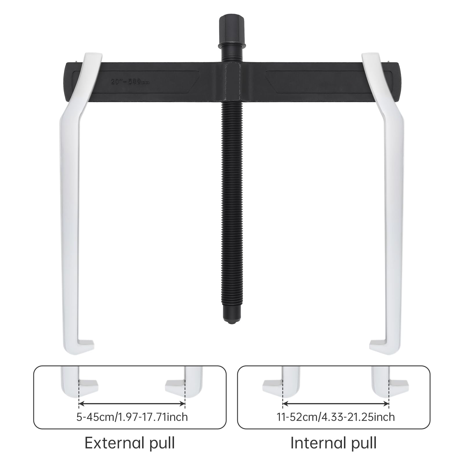 Snapklik.com : 20 Inch 2-Jaw Gear Puller, Adjustable CR-V Bearing ...