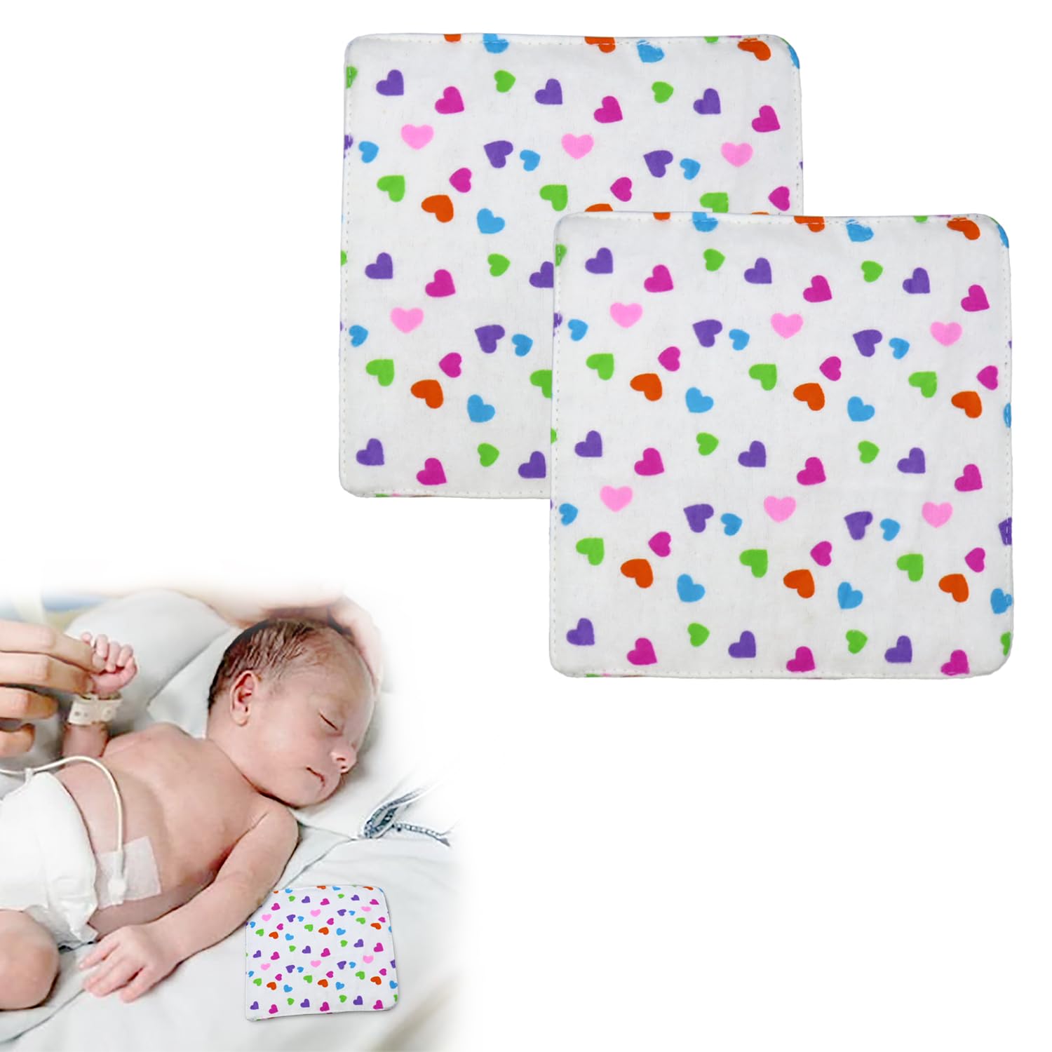 Snapklik.com : 2 Pack Scent Bonding NICU Bonding Squares For Infant ...