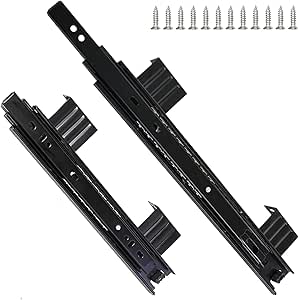 Drawer Slides Keyboard Shelf Runners 1 Pair 10inch/12inch All Metal ...