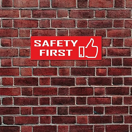 Buy SIGN EVER Safety First Sign Board Factory Office Bank Restaurant ...
