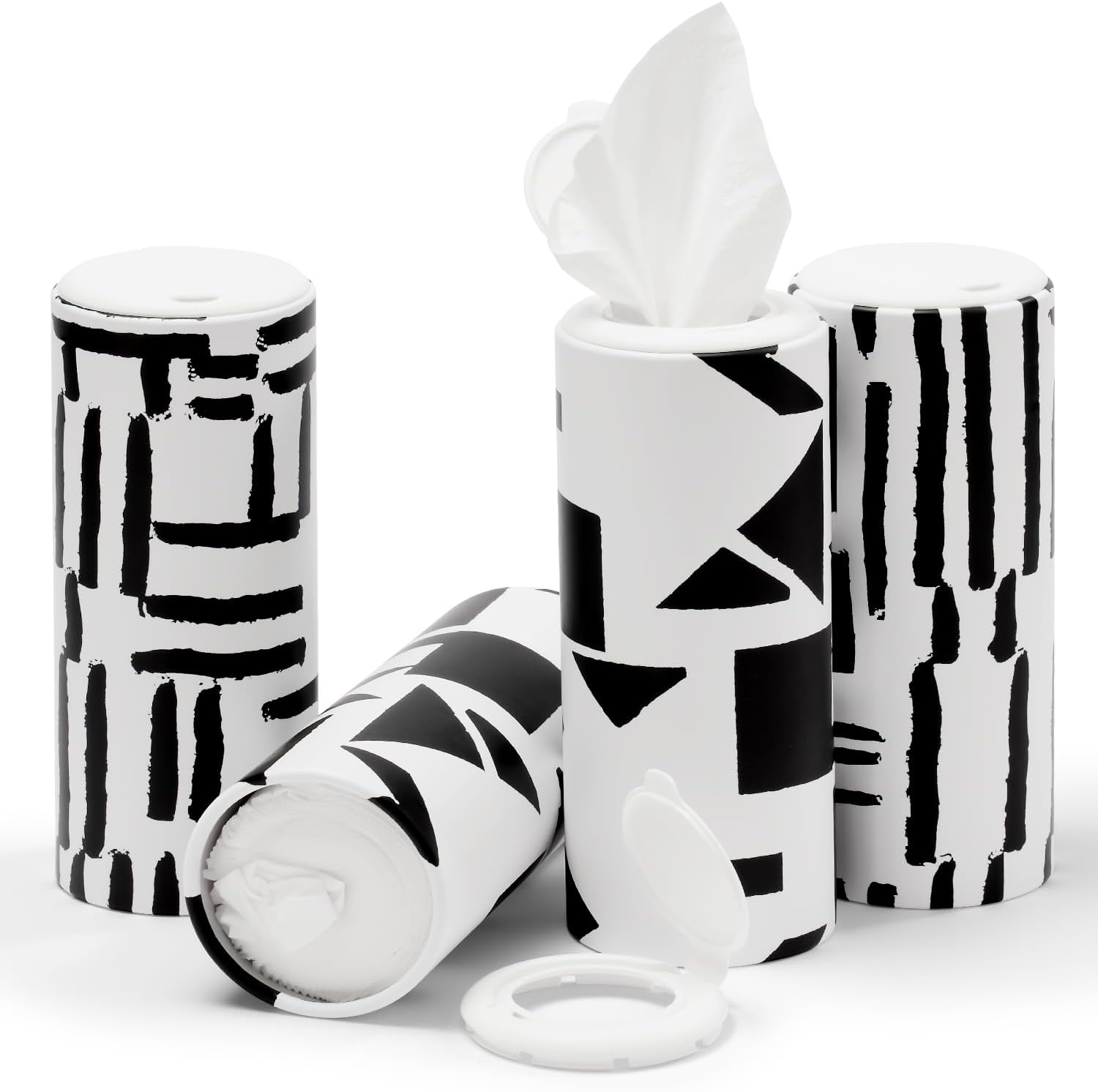 Amazon.com: Facial Tissues with Lotion, 4 Packs Car Tissues Cylinder ...