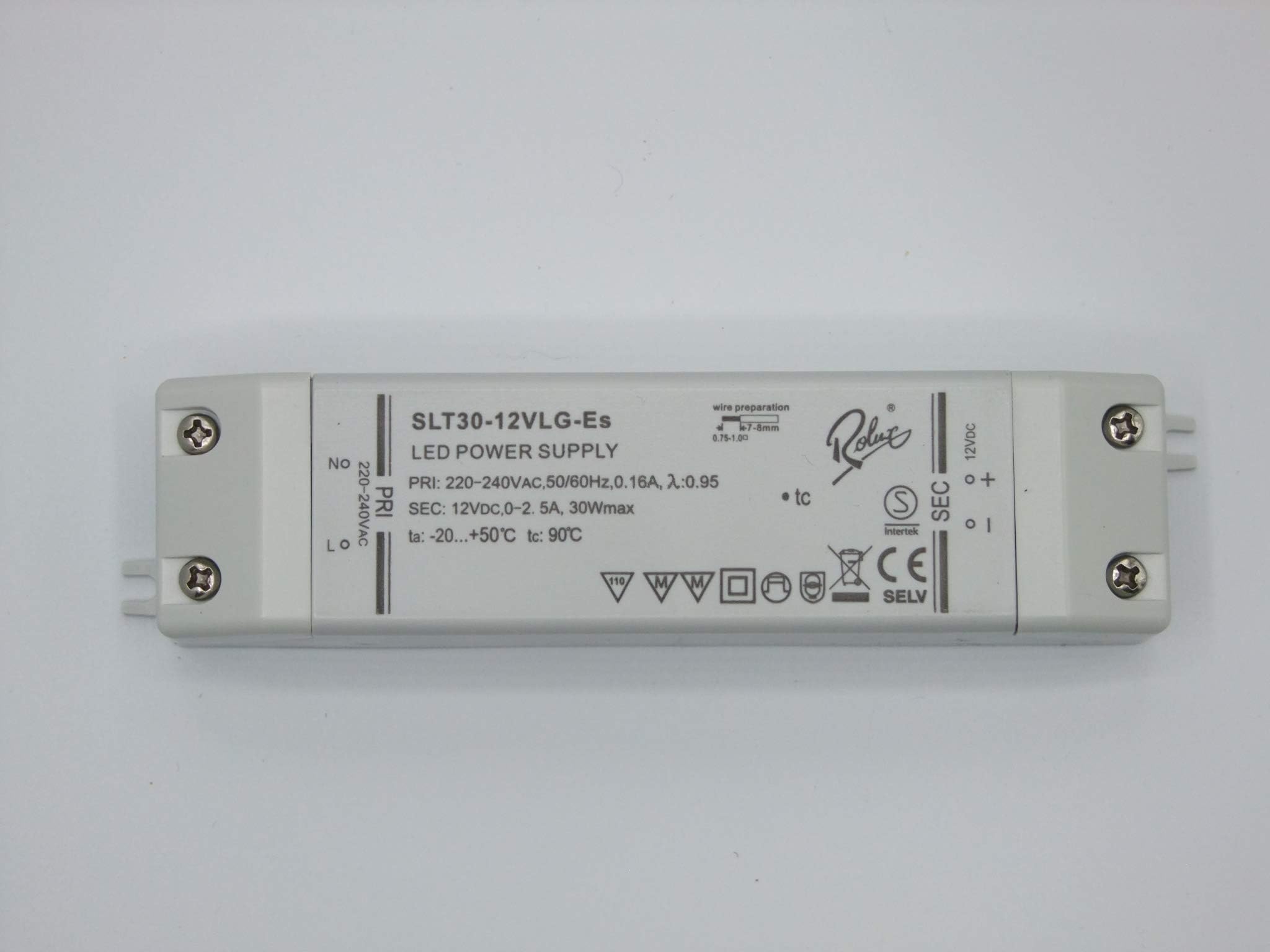 LED Trafo 12V DC 30W Trafo 0,5-30 Watt Konverter Transformator : Amazon ...