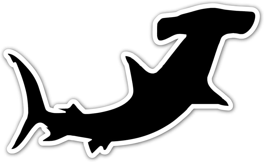 Hammerhead Shark Silhouette