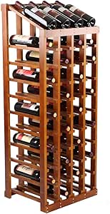 Amazon.com: Bottle Display Wine Rack Free Standing Bottles Display Shelves Stackable Storage, 48 ...
