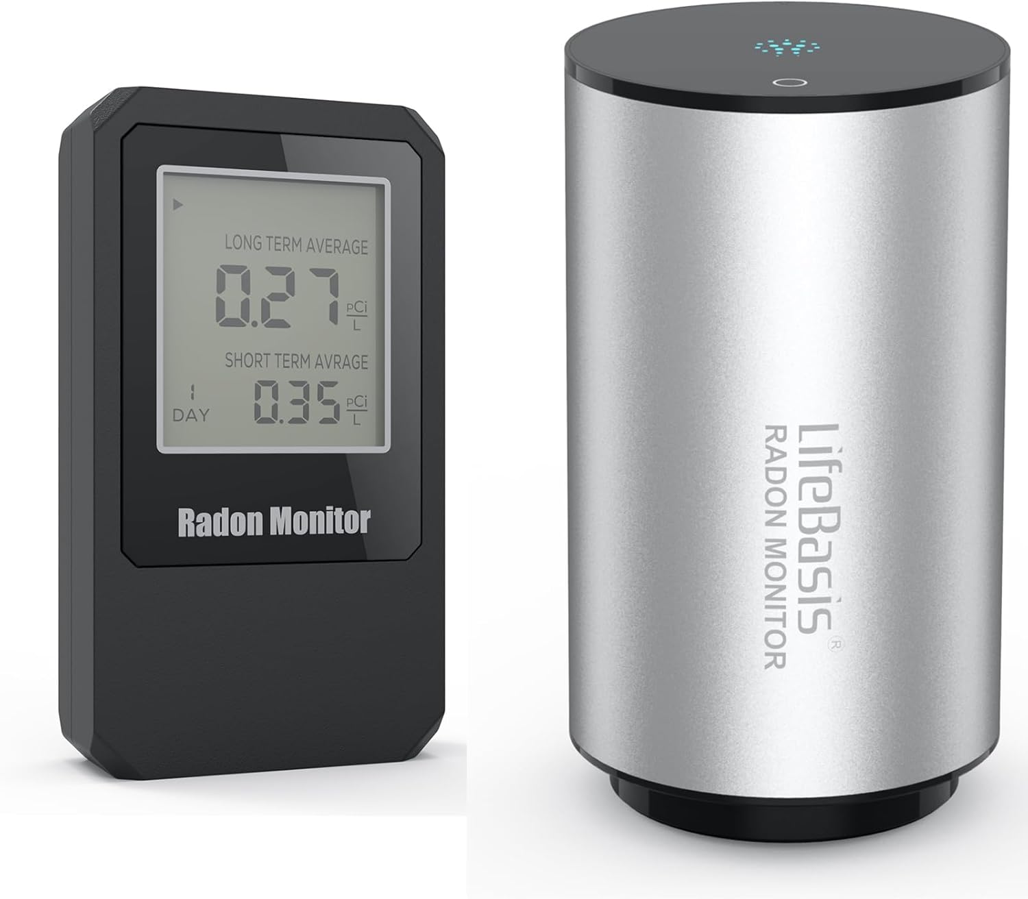 Life Basis Home Radon Detector & WiFi Smart Radon Detector Fast Capture ...