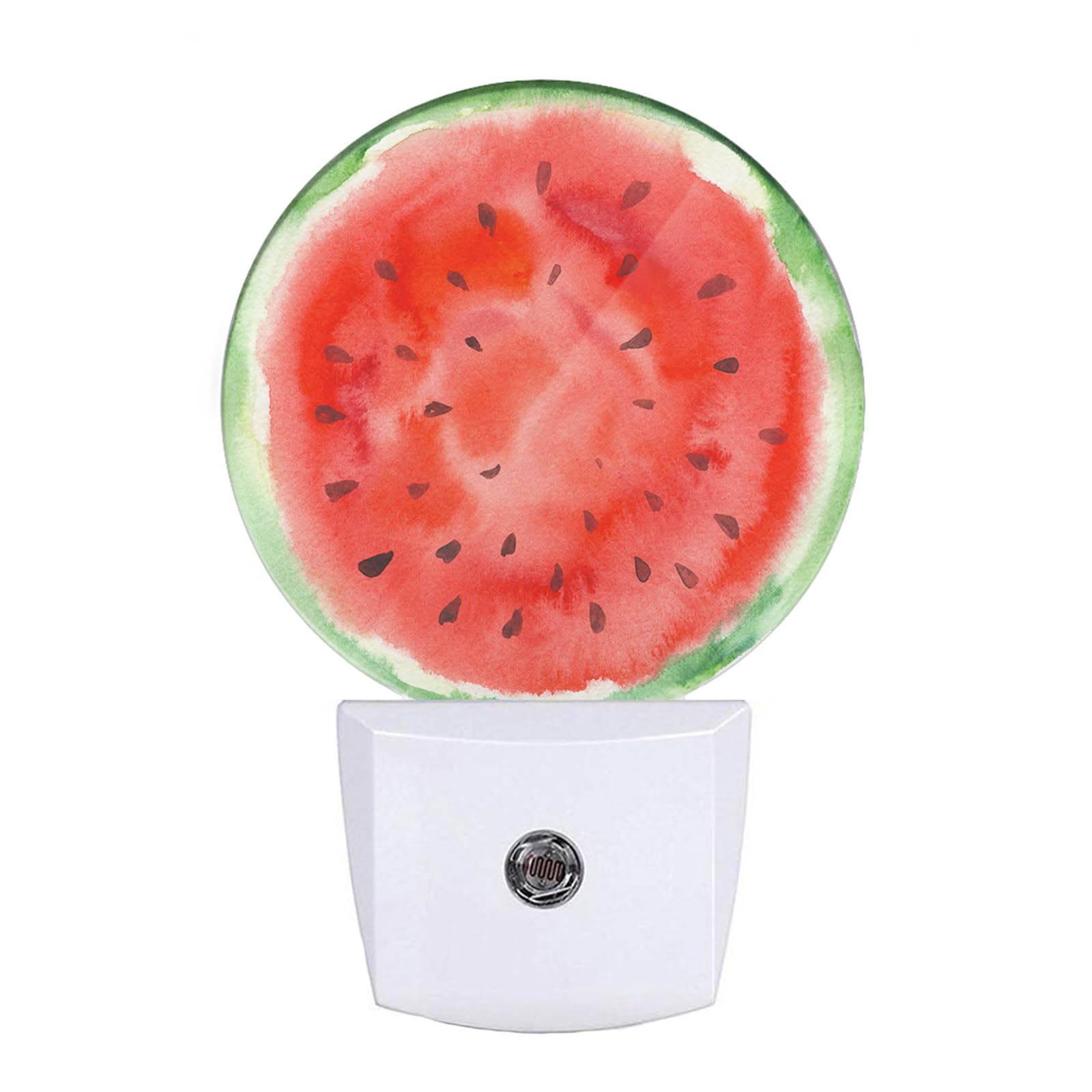 EKOBLA Summer Fruits Design Plug in Night Light Watermelon with Black ...