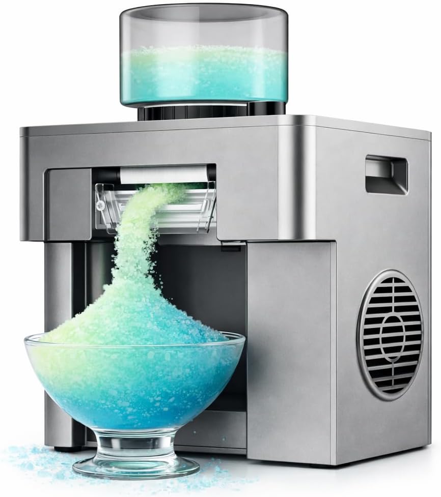 Amazon.com: ICEMAGE Shaved Ice Machine, 60s Fast Slushie & Snow Cone ...