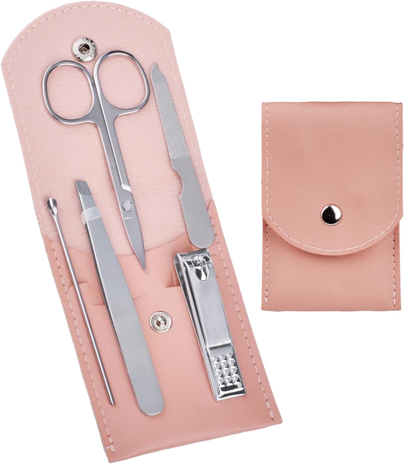 Amazon.com : 7 Pcs Manicure Set Stainless Steel Nail Clippers Kit, Nail ...