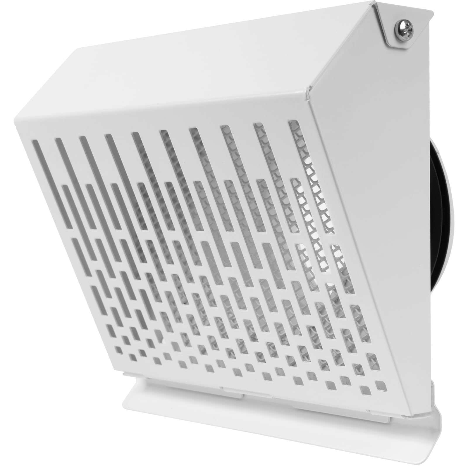 Vent Systems 4" Inch Exhaust Vent Cover with Rubber Gasket - White ...