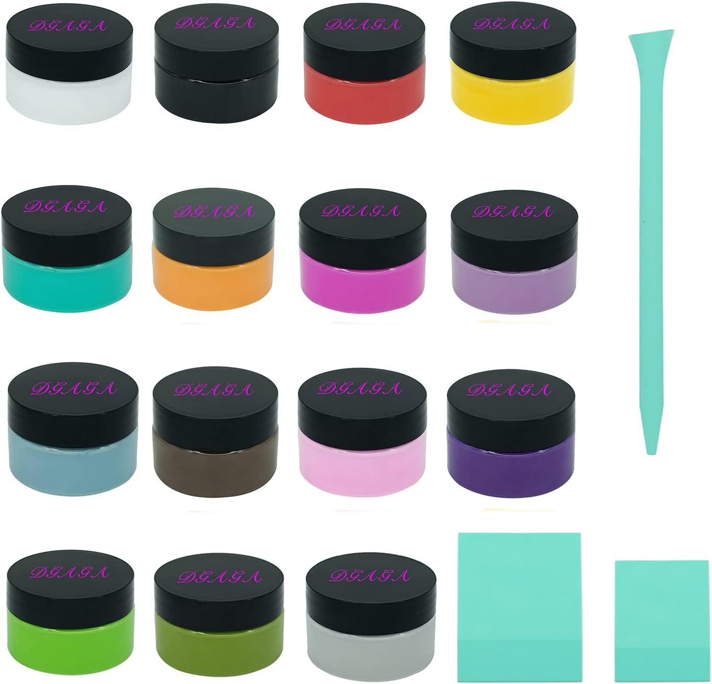 Amazon.com: DGAGA 15 Colors Chalk Paste Sets for Stencils, Chalk Paint ...