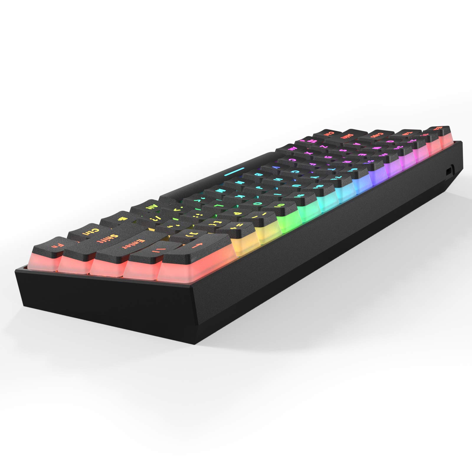 Buy GK GAMAKAY MK61 Wired Mechanical Keyboard, Keys Compact Keyboard ...