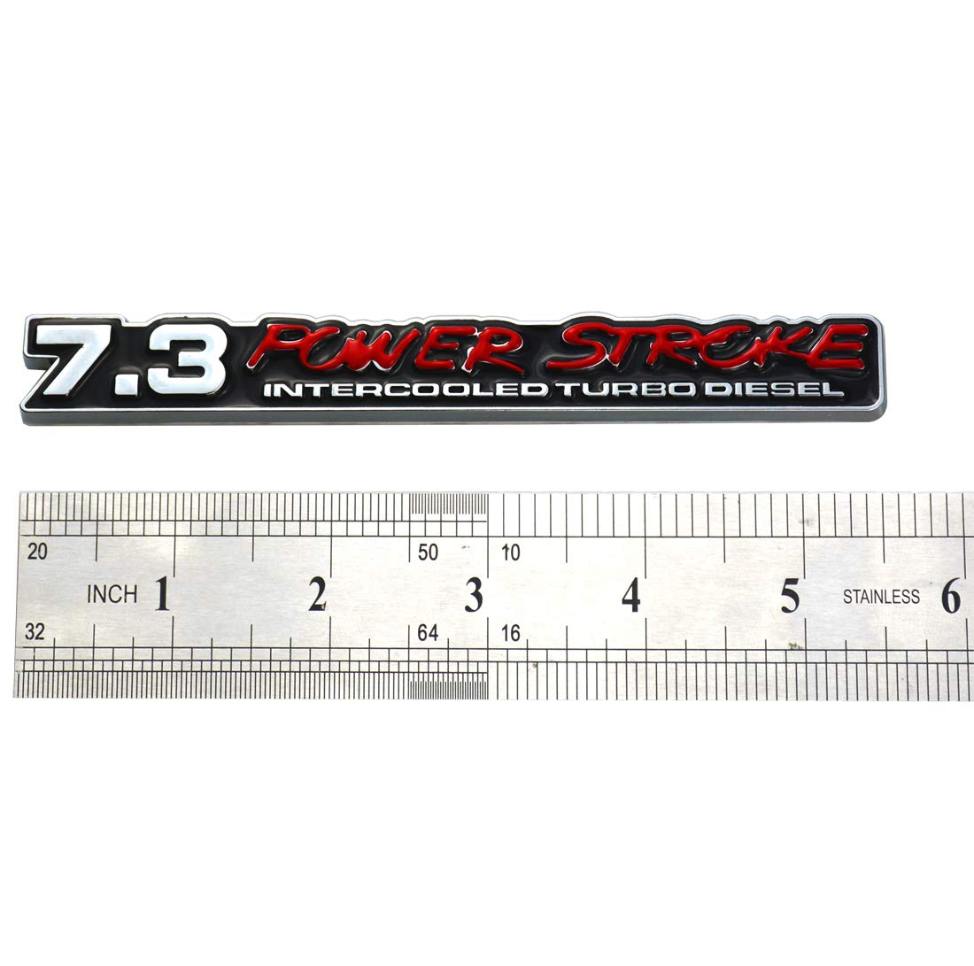 Powerstroke Dieselsticker Diesel Powered 4"X36" Roxor Decals Diesel