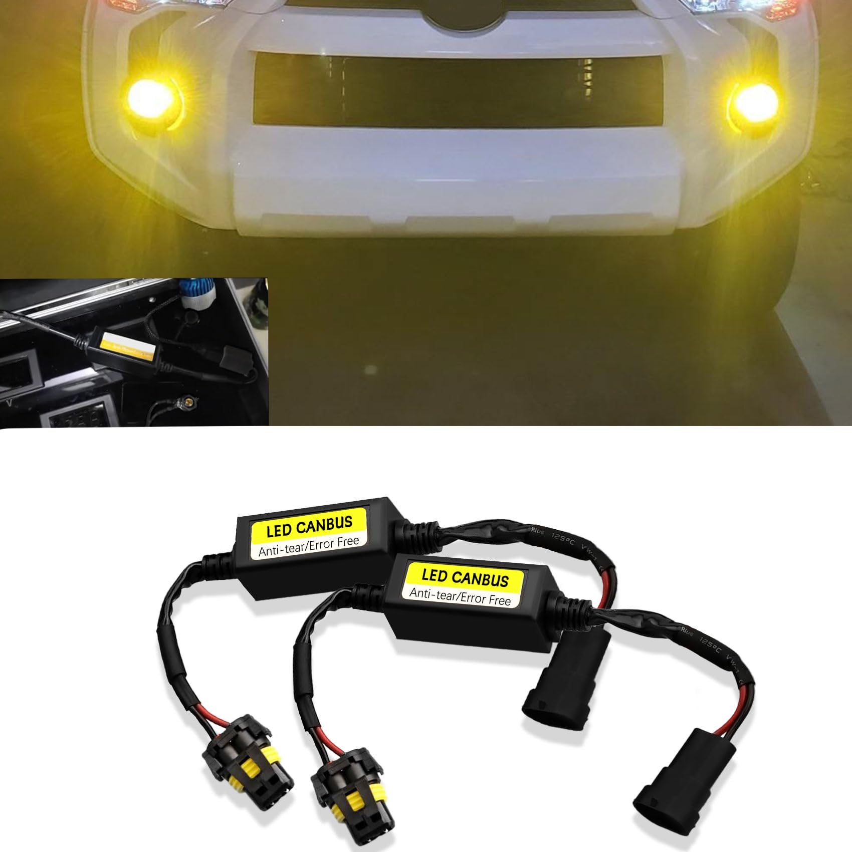 Amazon.com: PACLVIO 2PCS Car Canbus Decoder, LED Light Decoder, H8/H9 ...