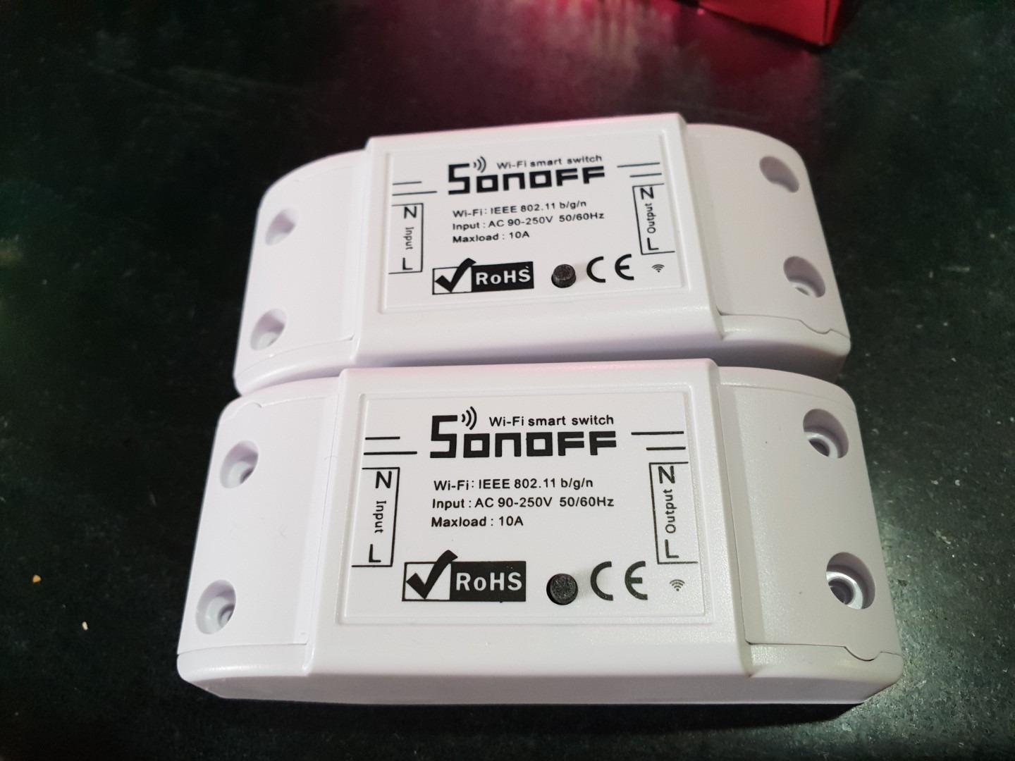 Buy 2 Pcs WiFi Switch 10A 2200W for Home Automation Android & iOS ...