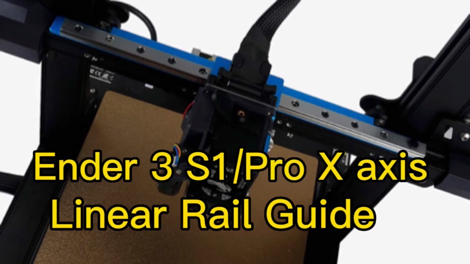 Watch Ender 3 S1 or Pro Y axis linear rail guide installation on Amazon ...