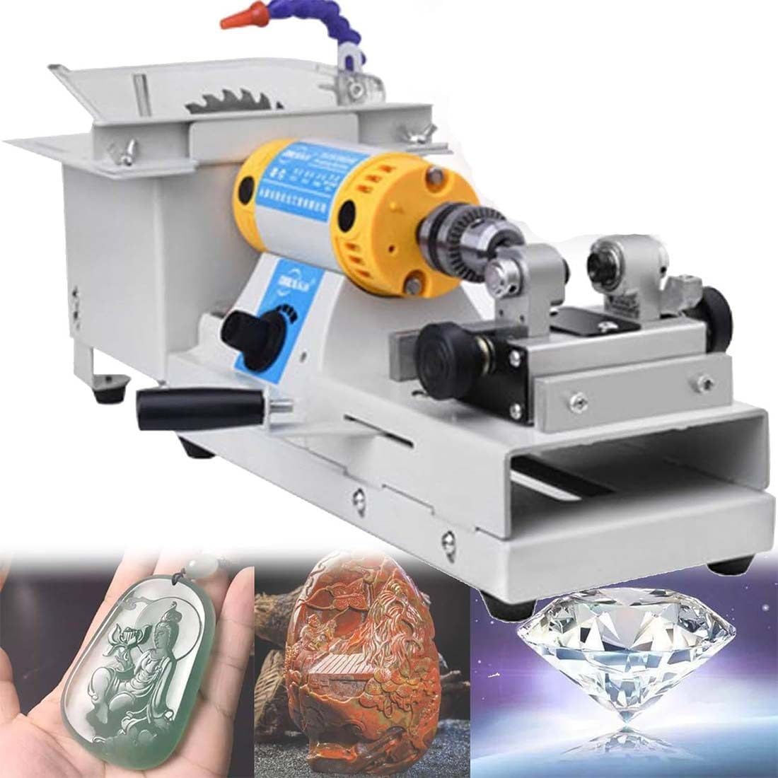 DPDZSW Gemstone Polishing Grinding Machine, 0-10000rpm DIY Jewellery ...